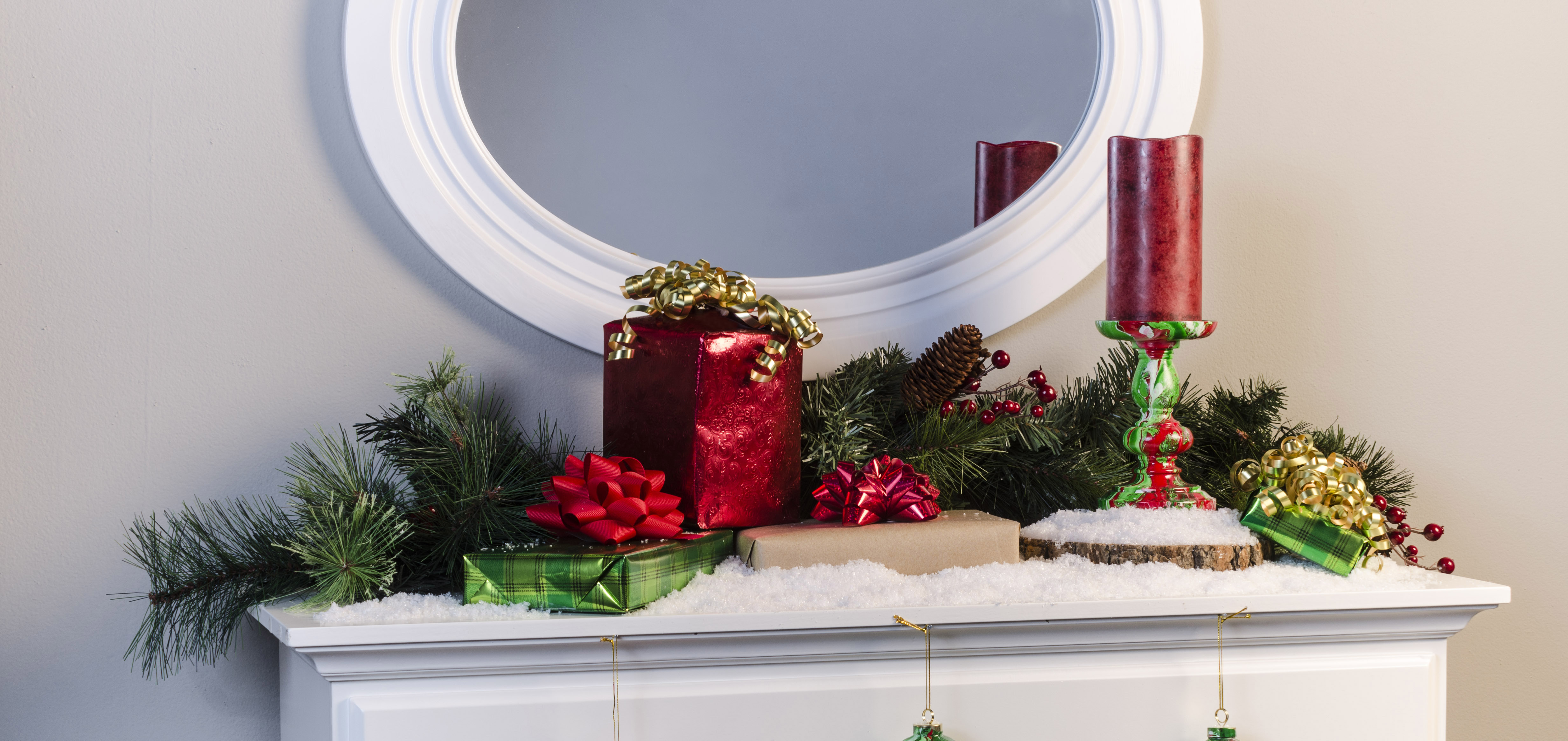 Light Up Your Room for Christmas with Hydrodipped Candlesticks